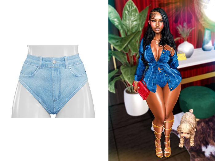 Second Life Marketplace - [Brior] Tiffany Briefs - (Blue)